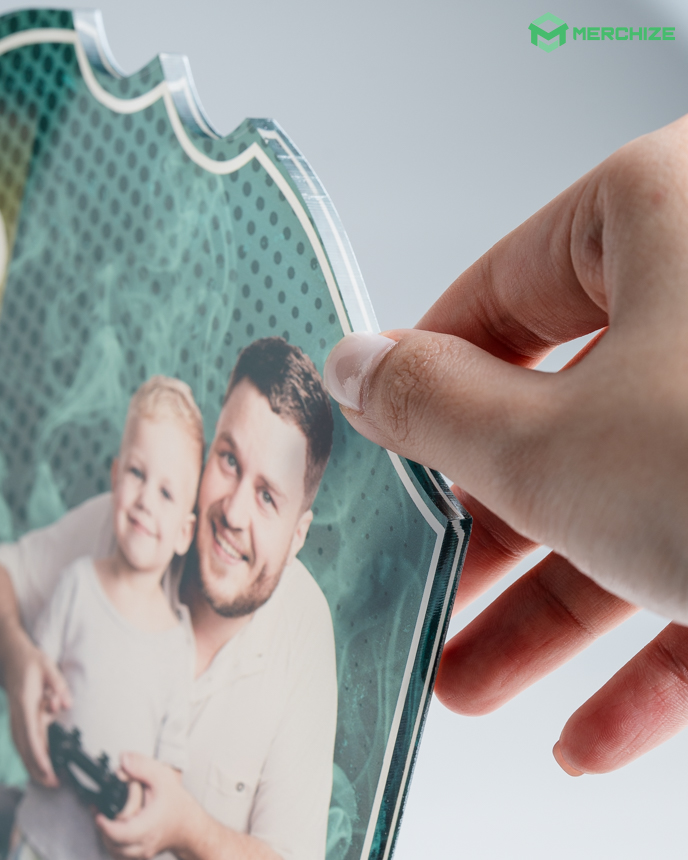 Acrylic Football Card Sign - Print on Demand | Merchize